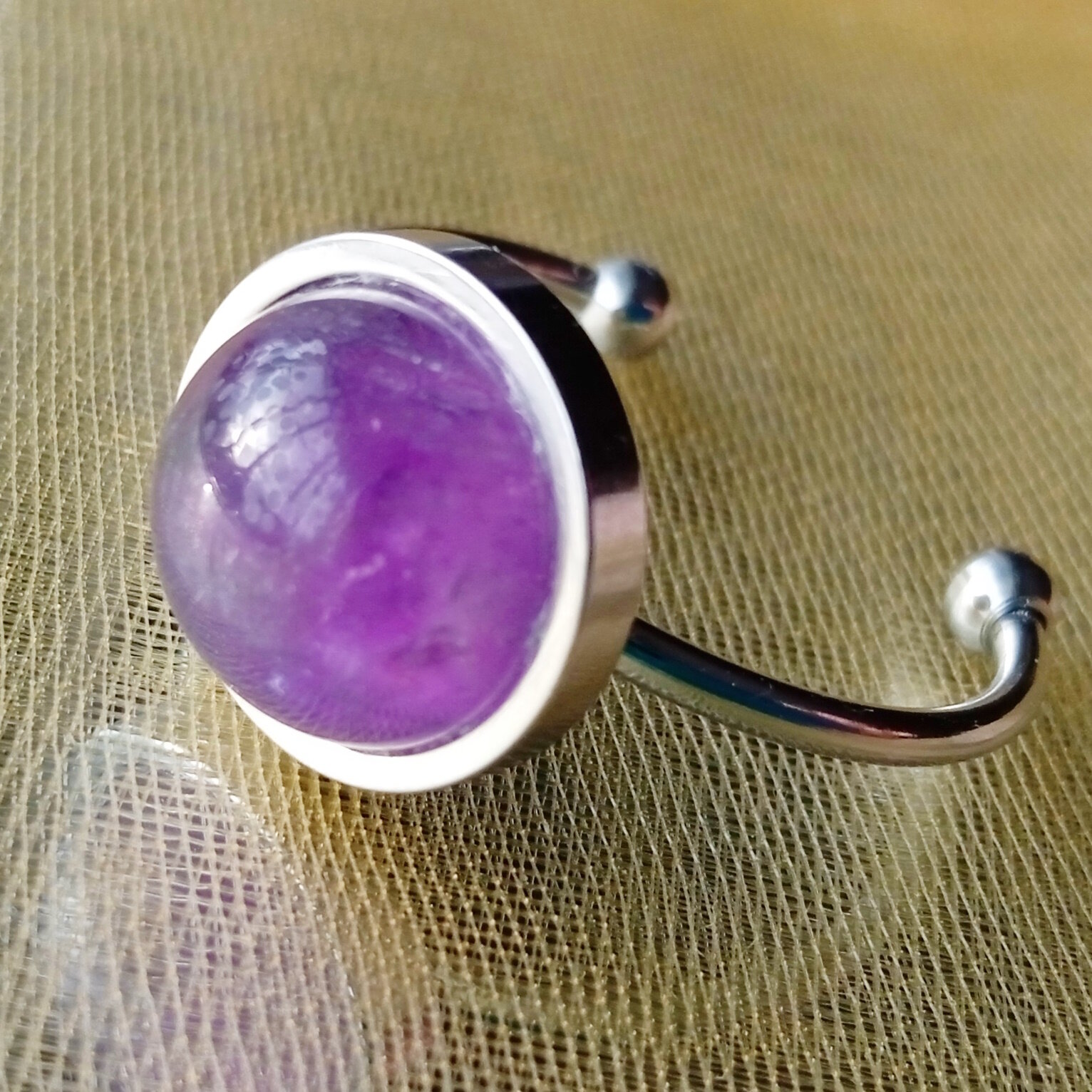 Кольцо, аметист