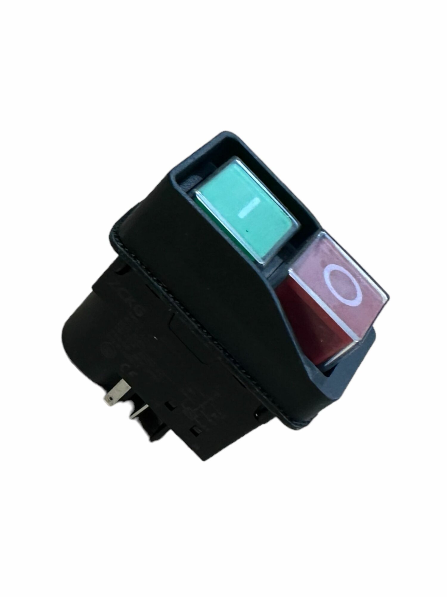 Выключатель (кнопка) магнитный ZCD-02 18(15)A 250в для бетономешалки, станков 5 контактов (влагозащитный)