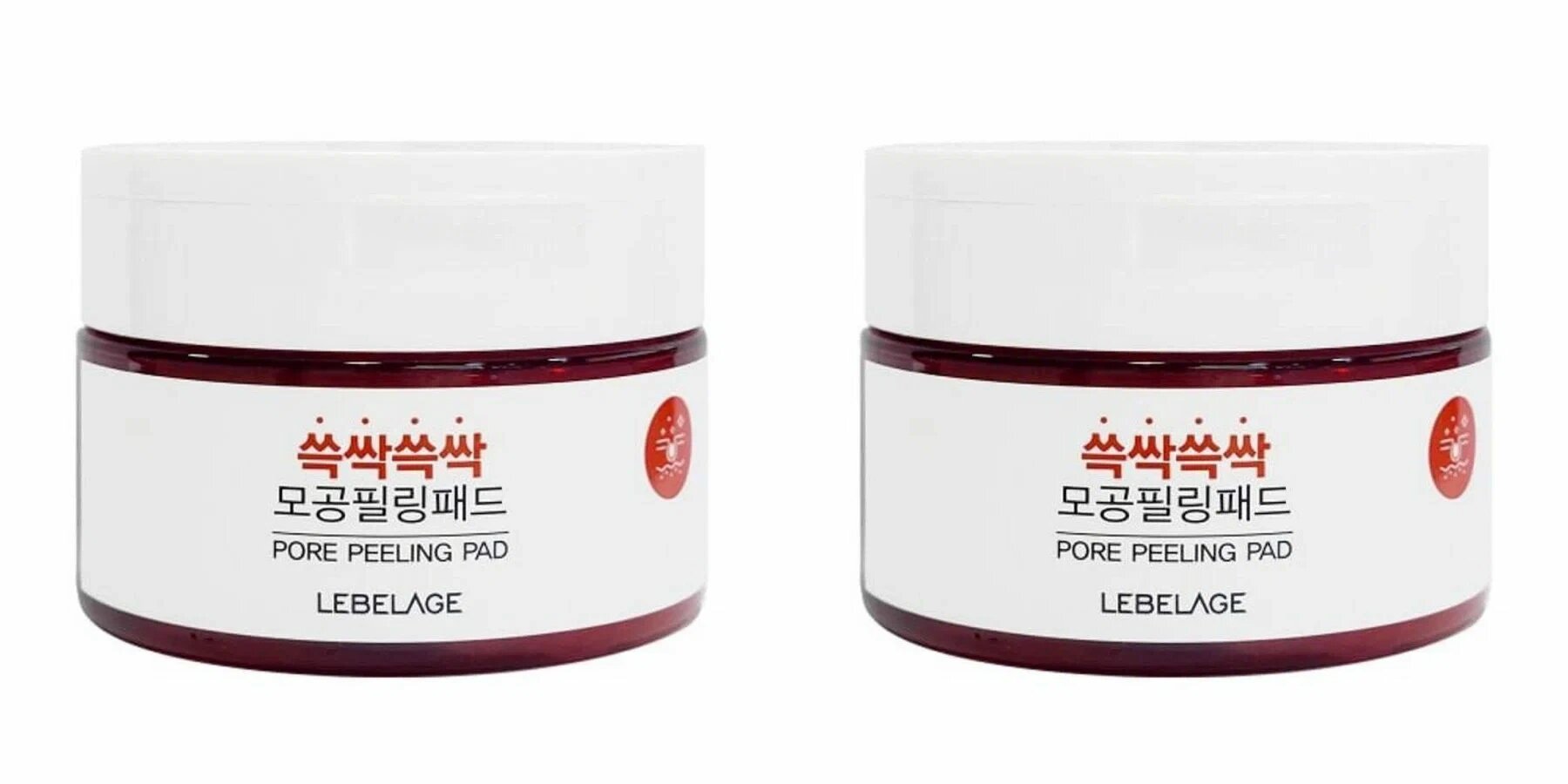 Диски для очищения и пилинга пор Lebelage Pore Peeling Pad, 60 шт, 2 шт