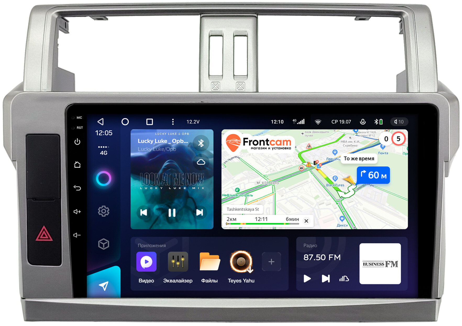 Штатная магнитола Toyota Land Cruiser Prado 150 2013-2017 (Тип 1) Teyes CC3L 4/64 10" RM-1057 Android 10 (4G-SIM, DSP, IPS)