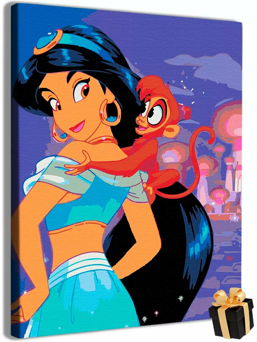 Картина по номерам Жасмин и Абу