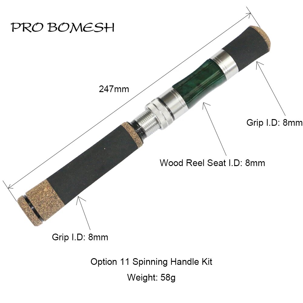 PRO BOMESH Ручка для удочки Option 11 Spin EVA, 247mm