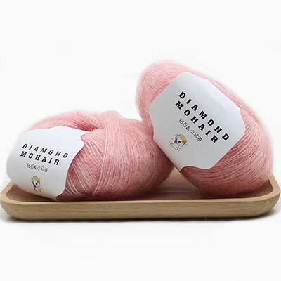 Пряжа Diamоnd mohair 15 (40% акрил, 60% акриловое волокно с имитацией шерсти) 8шт*25гр