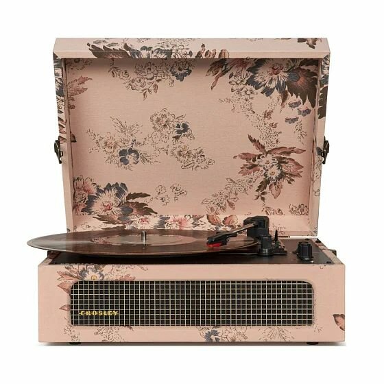 Виниловый проигрыватель Crosley Voyager Floral CRL8017A-FL