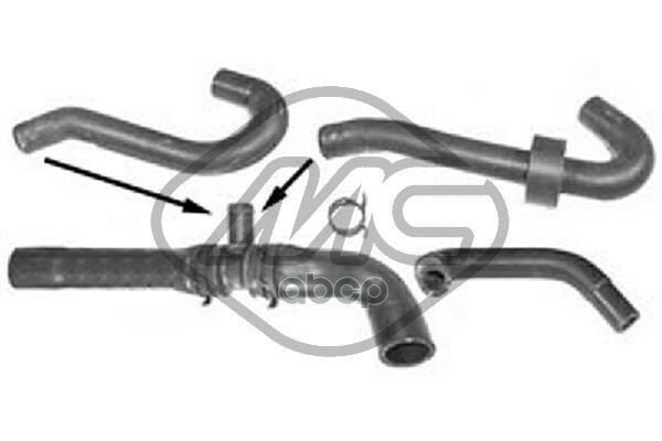 Шланг теплообменник VW PASSAT/AUDI A4 шт. METALCAUCHO арт. 09314