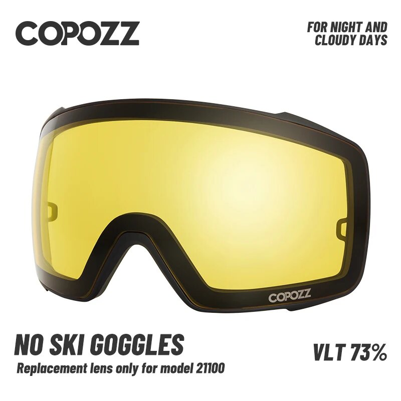 COPOZZ 21100 Сменные линзы для лыжных очков yellow