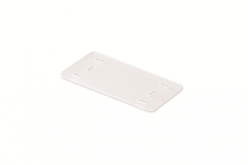 Маркировочные бирки DKC 2104292, прямоугольные, пластик, белые, 100 штук