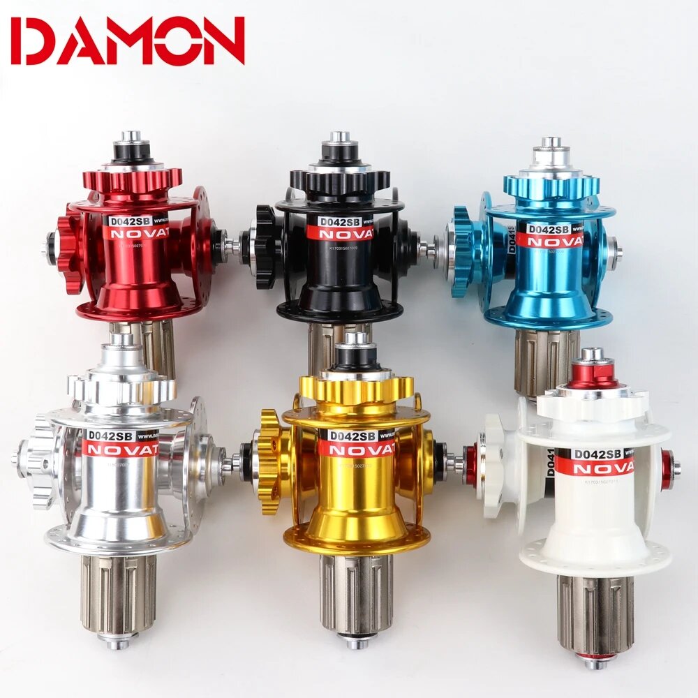 Novatec D041SB D042SB ступицы для горного велосипеда 11S 24 28 32 36 отверстий Red 32H-32H 11S