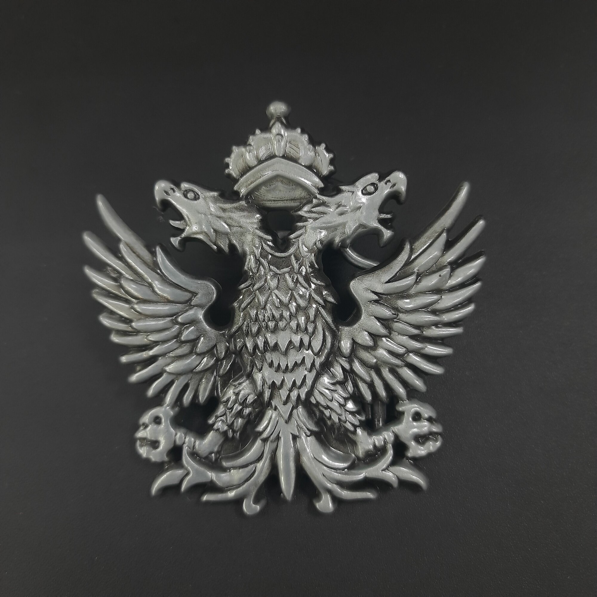 Пряжка из цинкового сплава для ремня 40 мм. "Двуглавый орел"