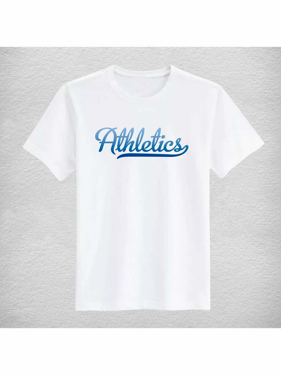 Футболка с надписью атлетика