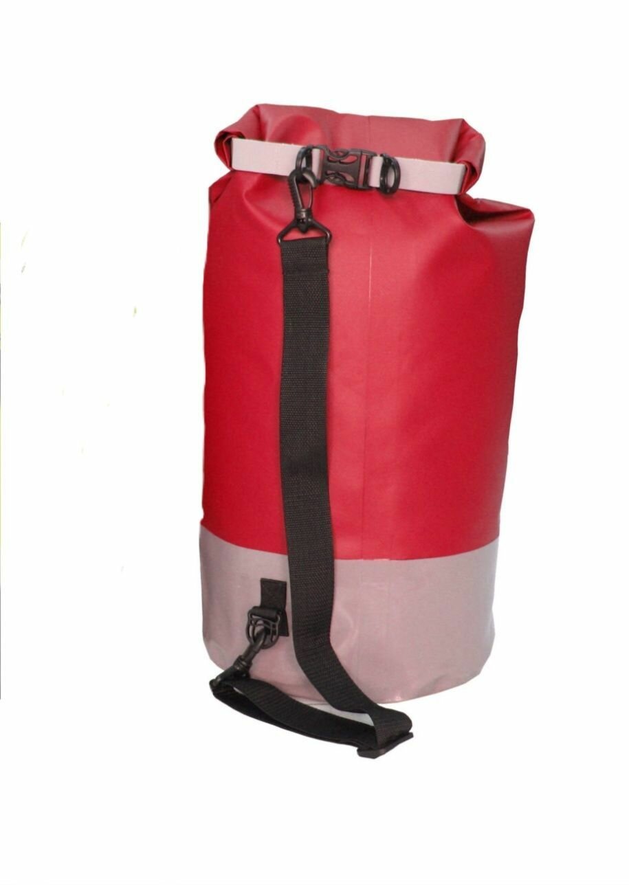Гермомешок STREAM, водонепроницаемый, с плечевым ремнем, 12 л, красный