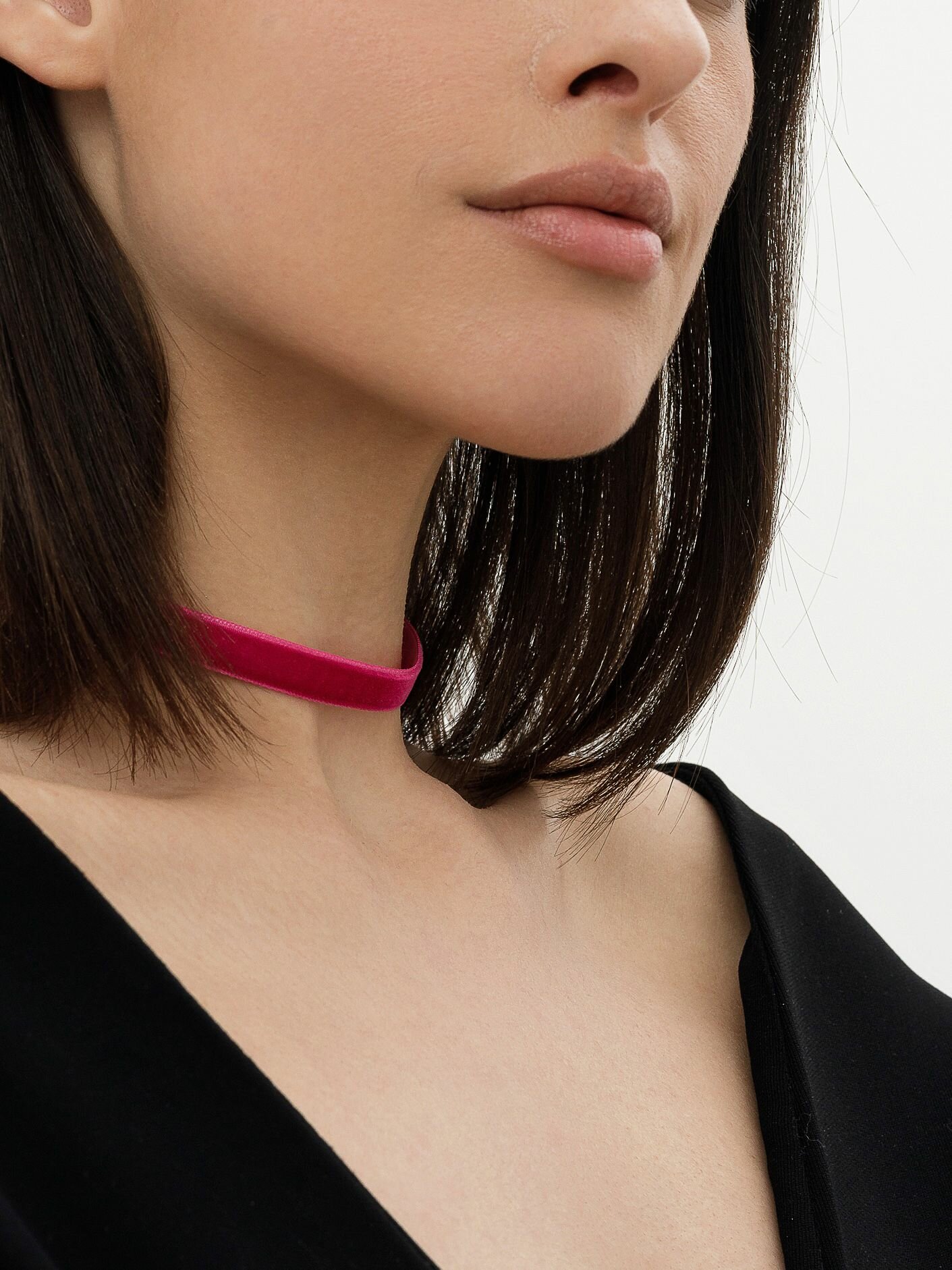 Чокер LaVita, длина 29 см, фуксия — фото 1