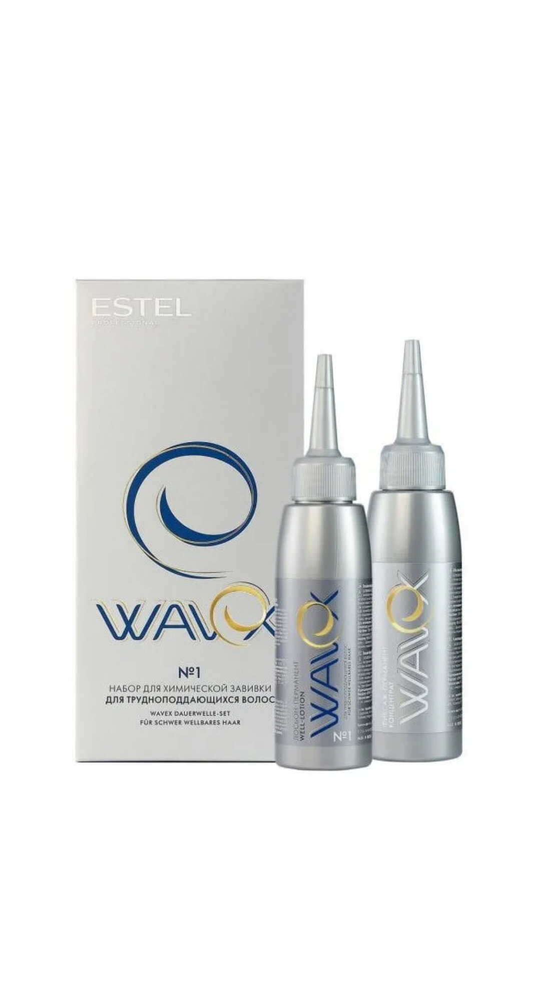 Набор для химической завивки ESTEL WAVEX №1, для жестких волос, 200 мл