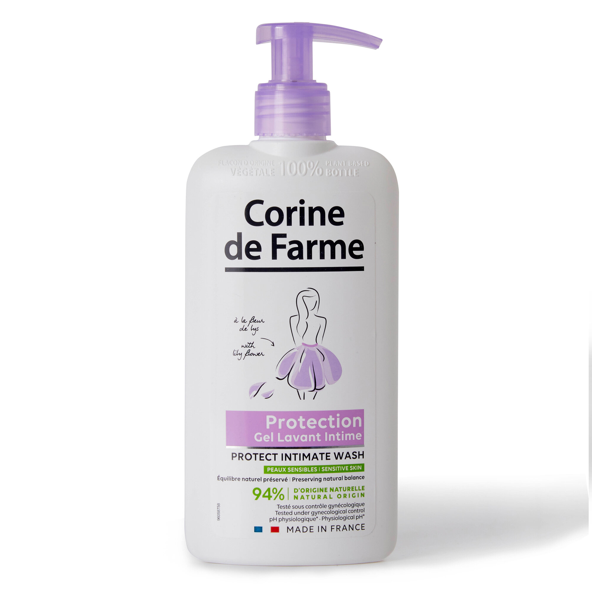 Гель Corine de Farme для душа для интимной гигиены с пребиотиками 250мл