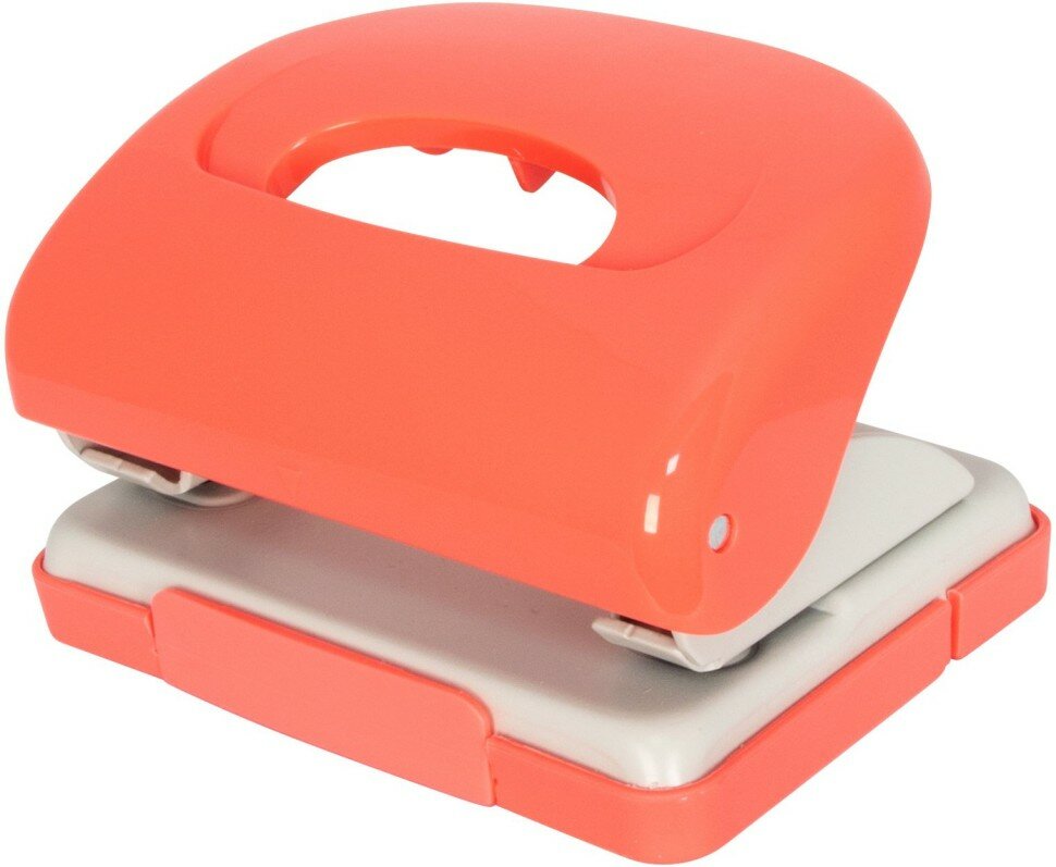 Дырокол Kw-Trio 09652red макс:16лист. пластик красный отв:2