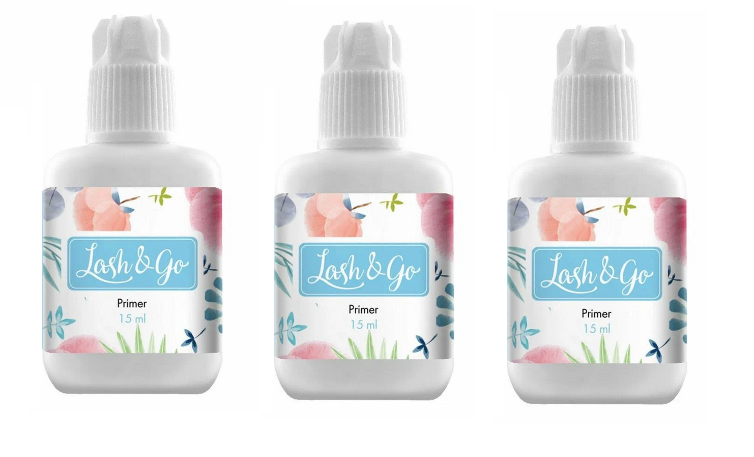 Праймер Lash&Go с ароматом карамели, 15 мл - 3 штуки