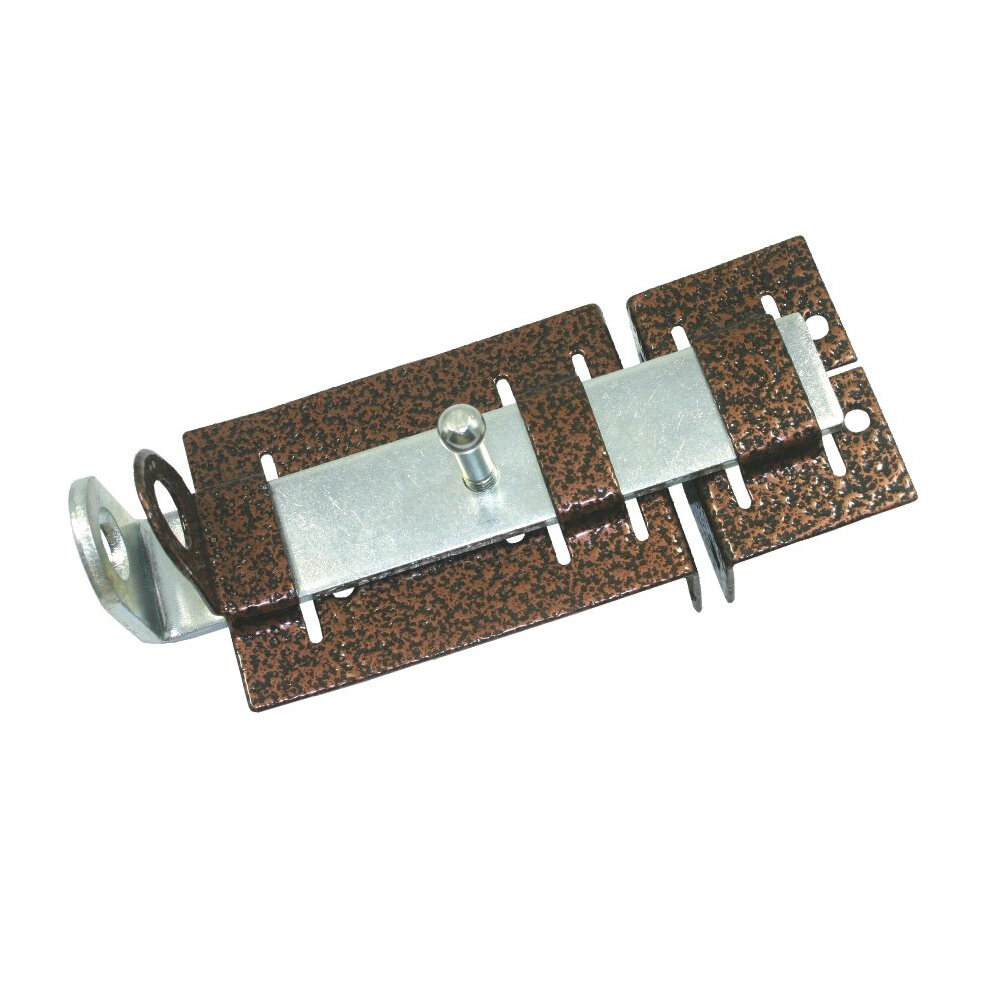 Задвижка дверная ЗД-04 пол. медь