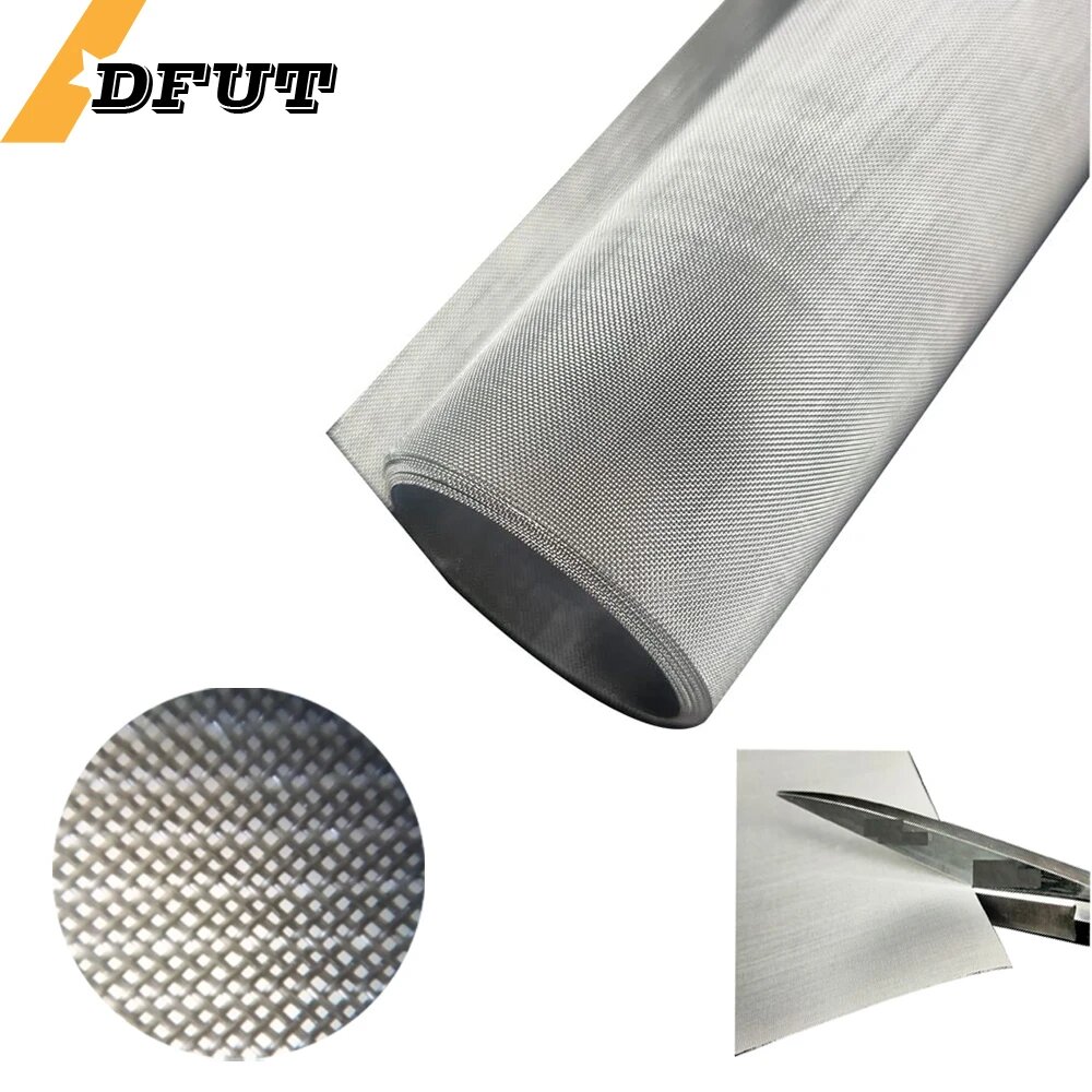 Сетка тканая проволока из нержавеющей стали 304 50x50 см 120 mesh hole 0.15mm