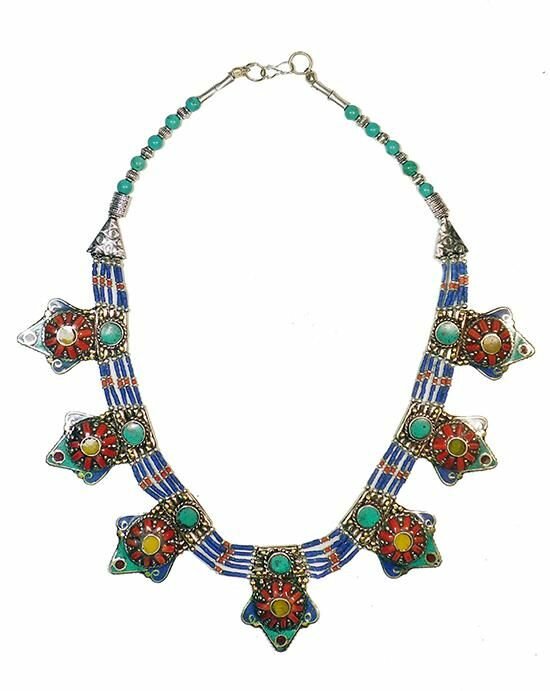 Колье, искусственный камень