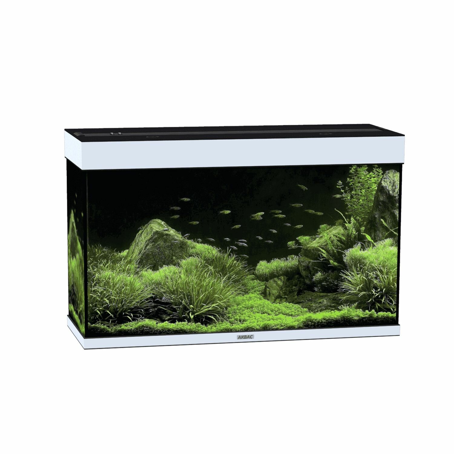 Аквариум 280 литров с крышкой и освещением, (111*41*70 см) Аквас