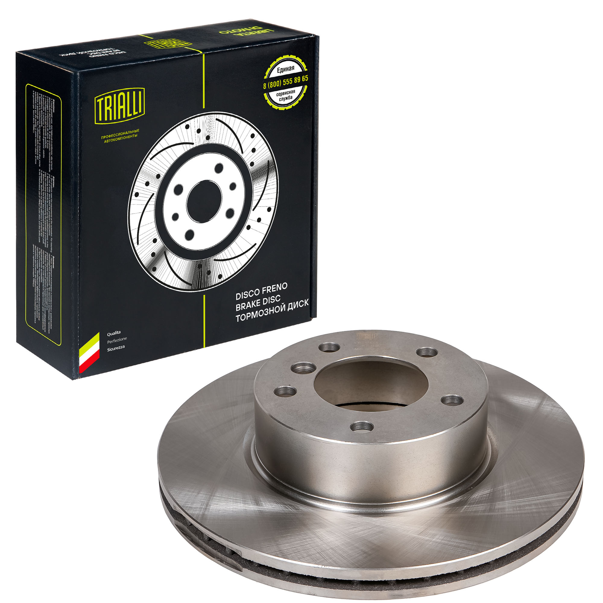 TRIALLI DF261004 (34116764643 / 34116772669 / 34116854998) диск торм. для а / м BMW (БМВ) 3 (e90) (05-) / 1 (e81)