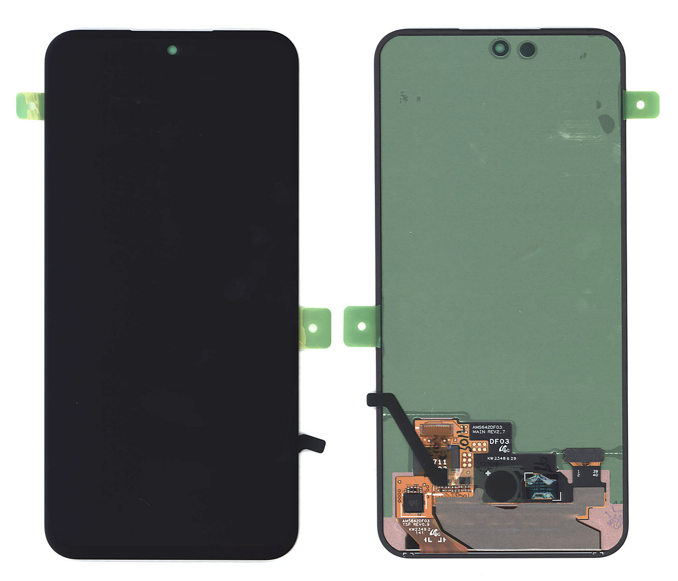 Дисплей (модуль) для телефона Samsung Galaxy S23 FE SM-S711B, в сборе с тачскрином, черный orig