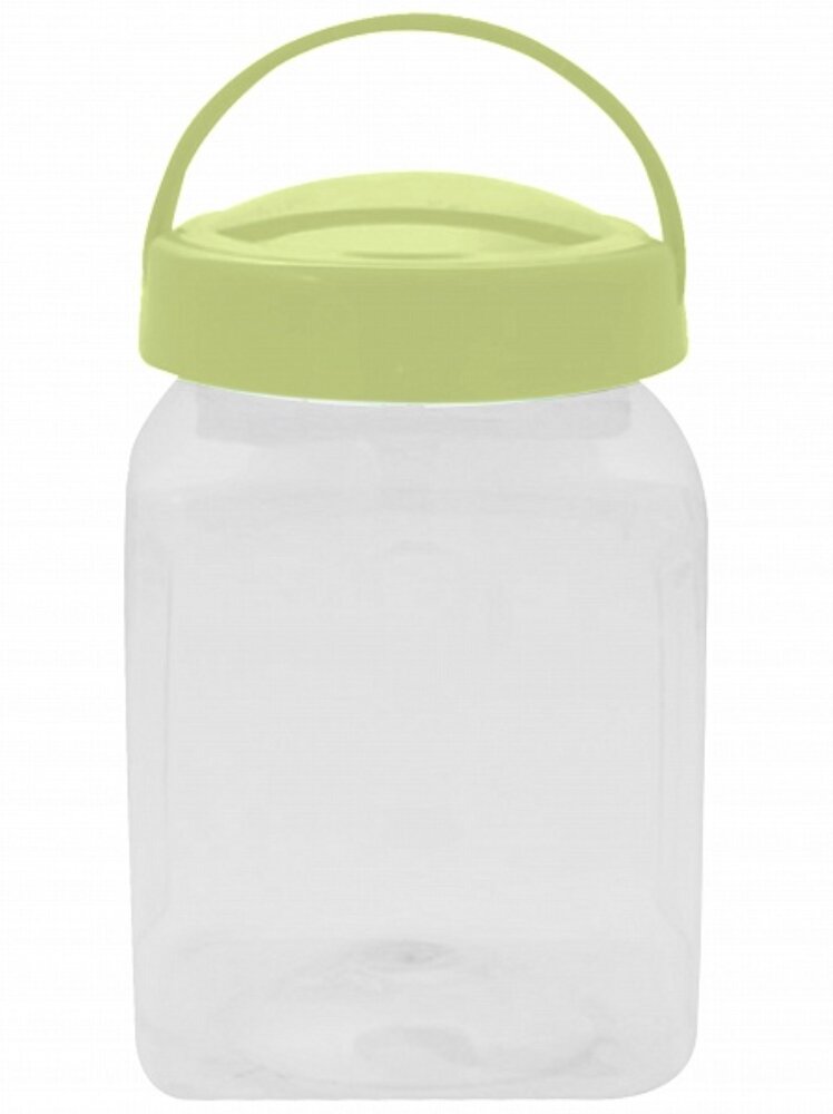 Банка 3л Верона квадратная св-зел ПЭТ/10