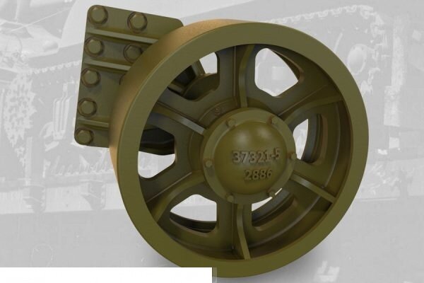 35035FURY US tank M4 Sherman VVSS Open Spoke Idier Wheels (D37916)
