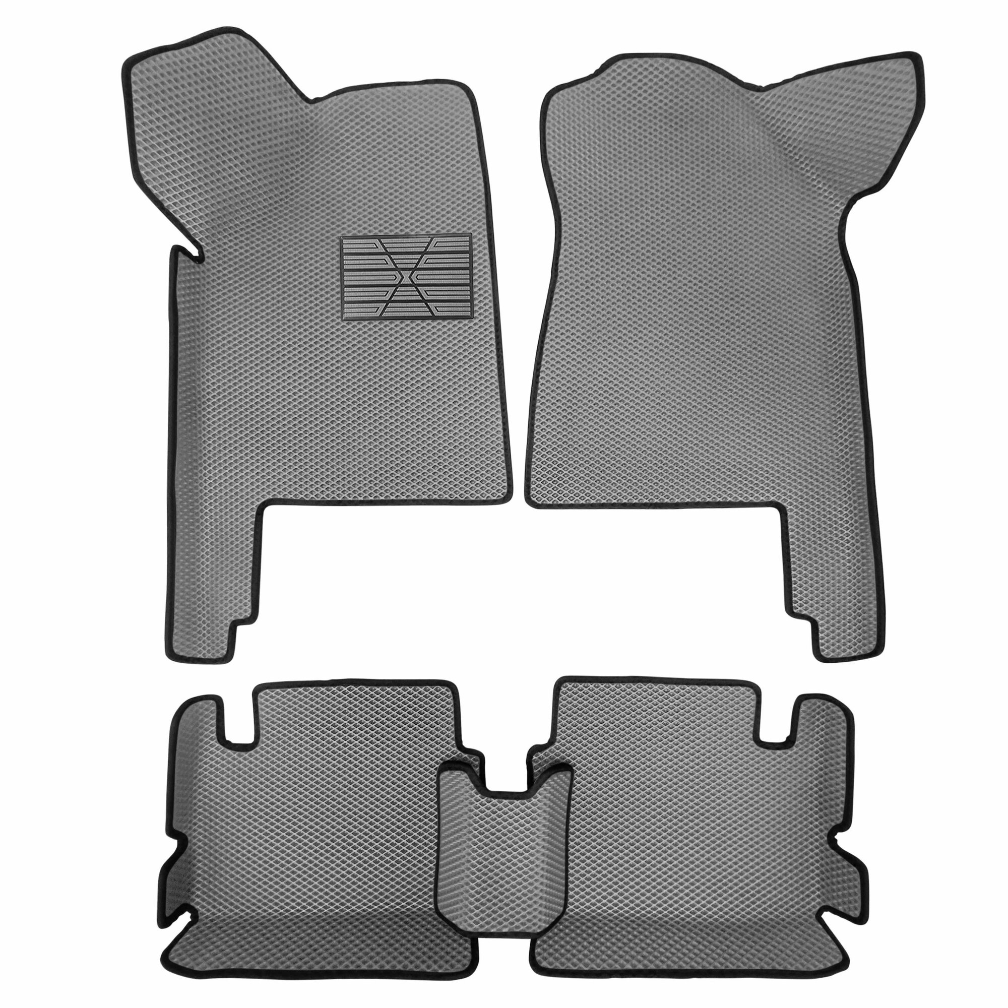 Автомобильные коврики ЭВА (EVA) для Lada ВАЗ (2108-21099,2113-2115) с 3D бортами + подпятник