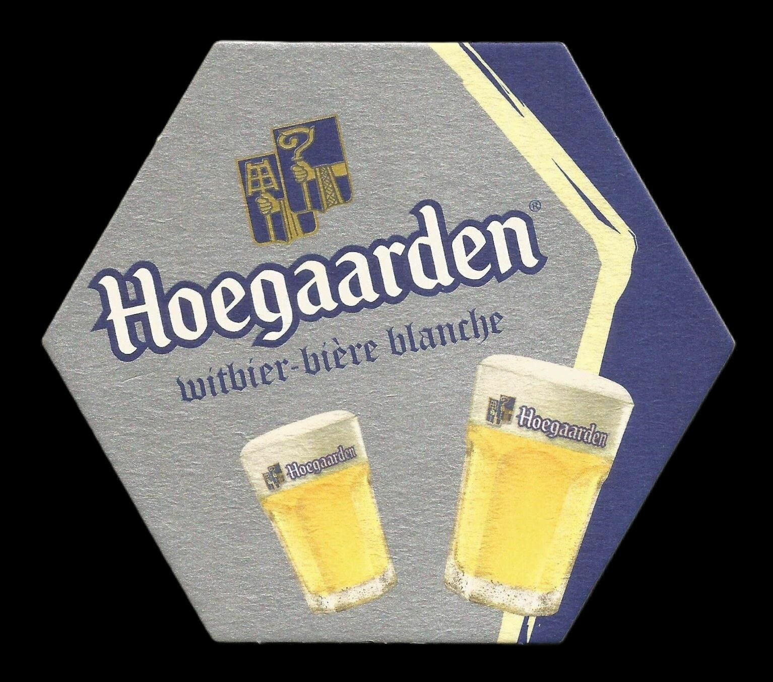 Бирдекель (костер) Бельгия Hoegaarden №2 (подставка под пивной бокал)