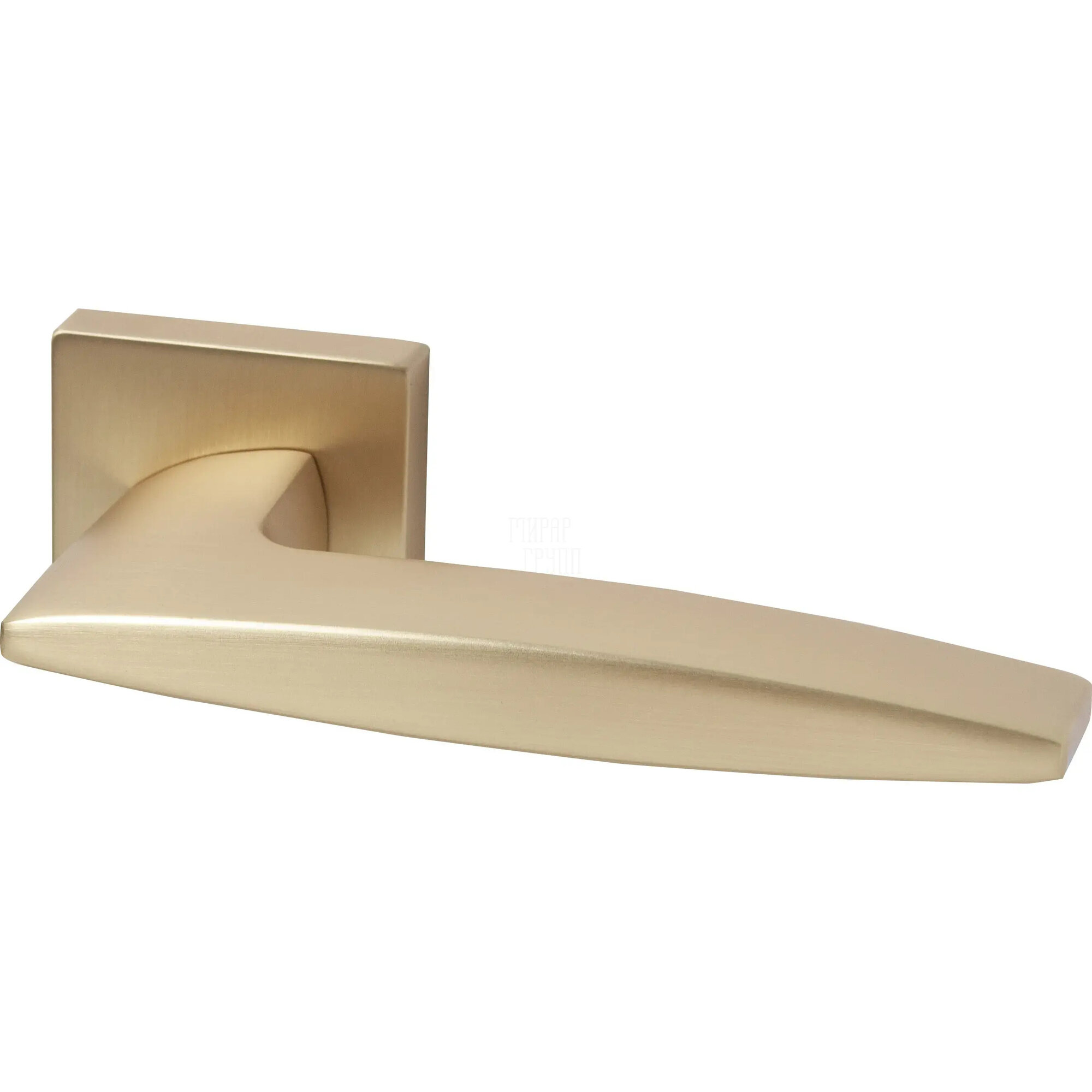 Дверная ручка Armadillo на круглой розетке "SQUID" URB9 сатинированное золото