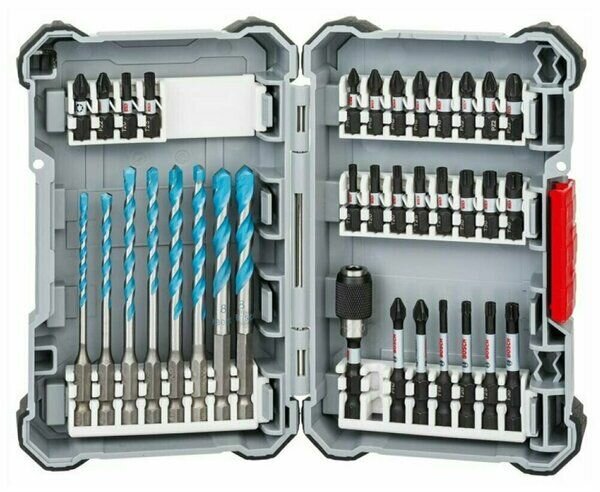 Набор ударных бит и универсальных сверл (кейс L) 35 предметов Bosch 2608577147