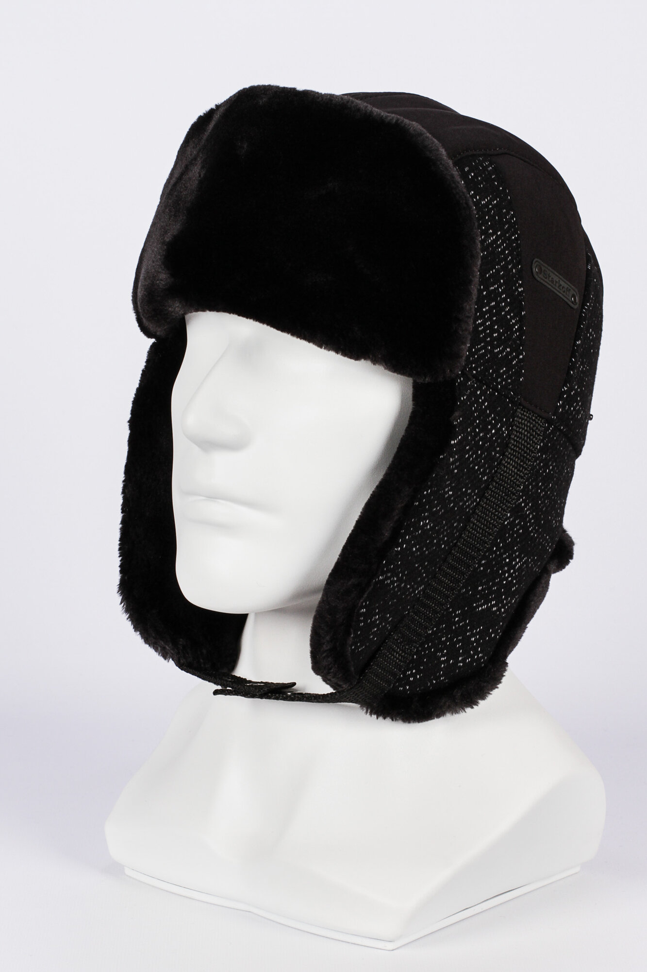 Шапка-ушанка для мужчин