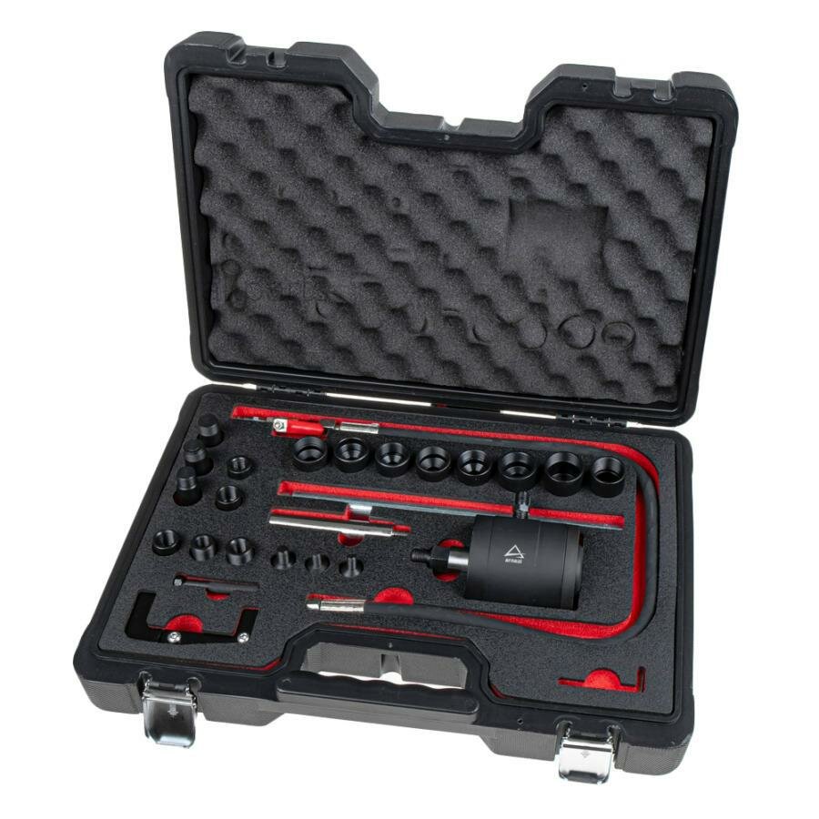 ARNEZI R7720500 Съемник дизельных форсунок пневматический, 21пр. в кейсе ARNEZI R7720500