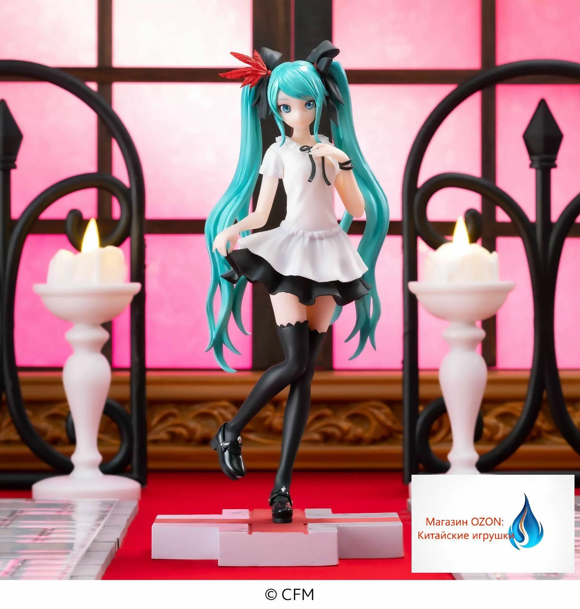(клеймо)bilibili FuRyu VOCALOID- Хацунэ Мику крест Фигурка,18cm