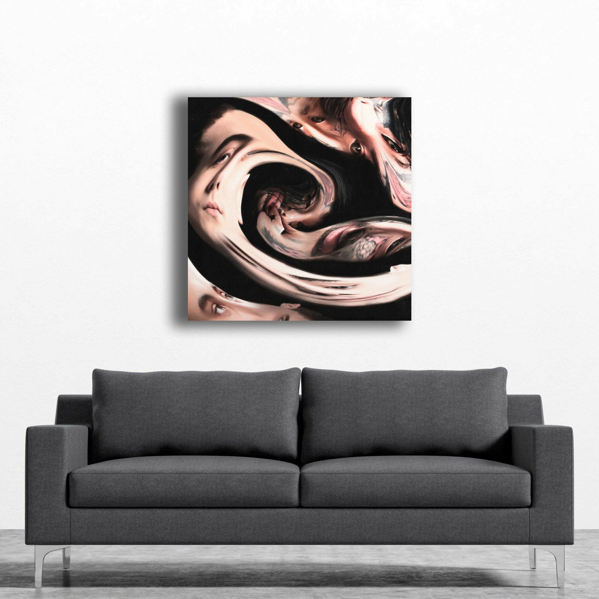 Картина на холсте Кишлак / семьсот семь Стиральная / 40*40