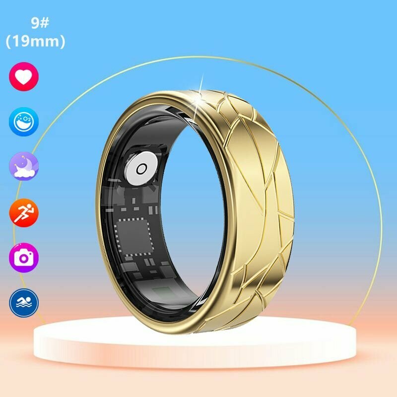 Фитнес трекер Smart Ring, отслеживающий сон, шагомер, сердце, температуру, для iOS и Android