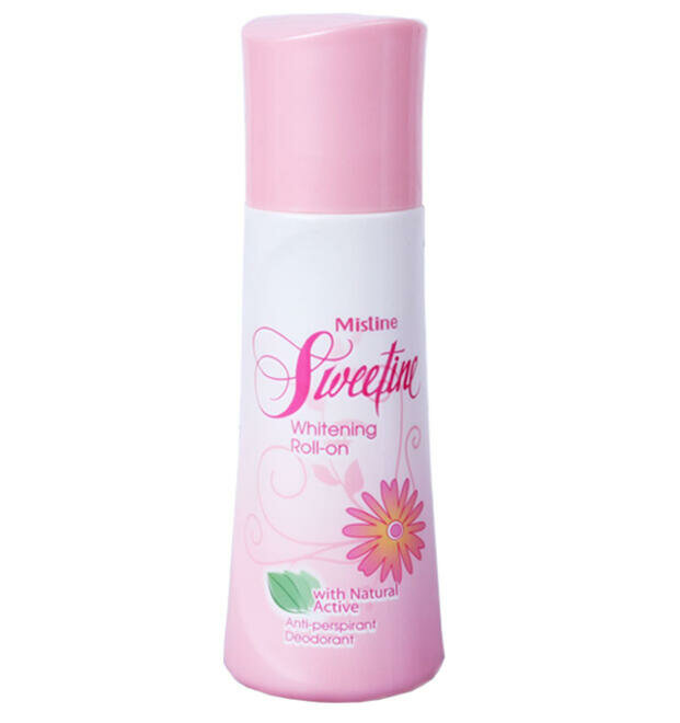 Роликовый отбеливающий дезодорант-антиперспирант Mistine "Sweetline" с ароматом лилии 100 мл.