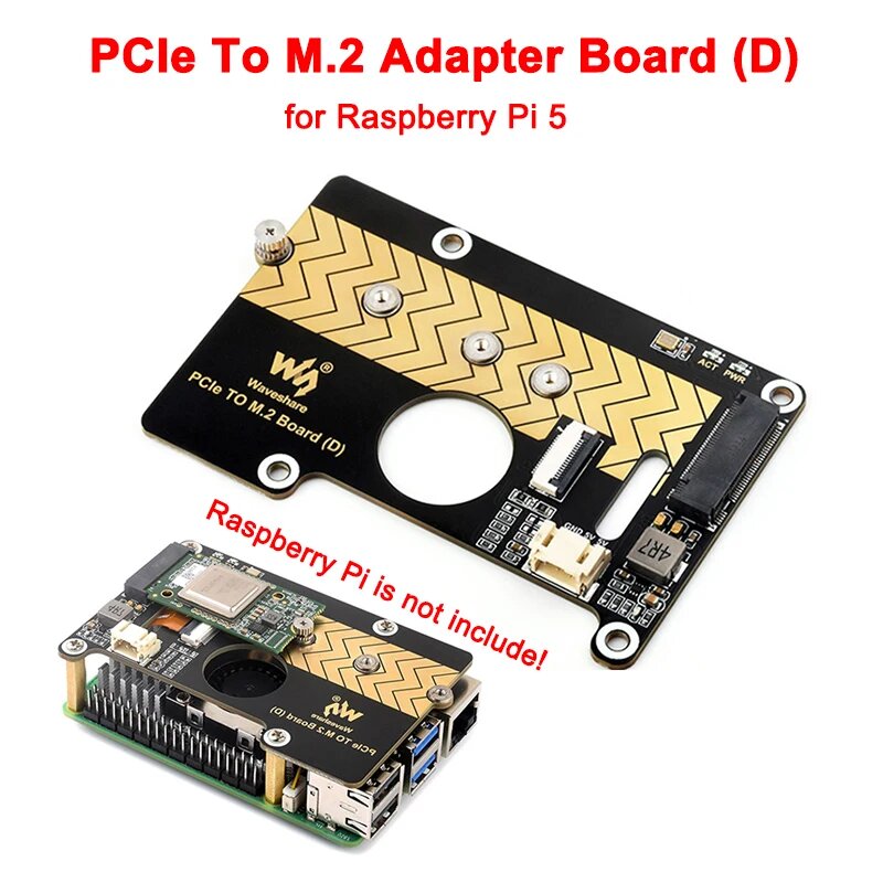 Адаптер PCIe M.2 для Raspberry Pi 5 (D) — фото 1