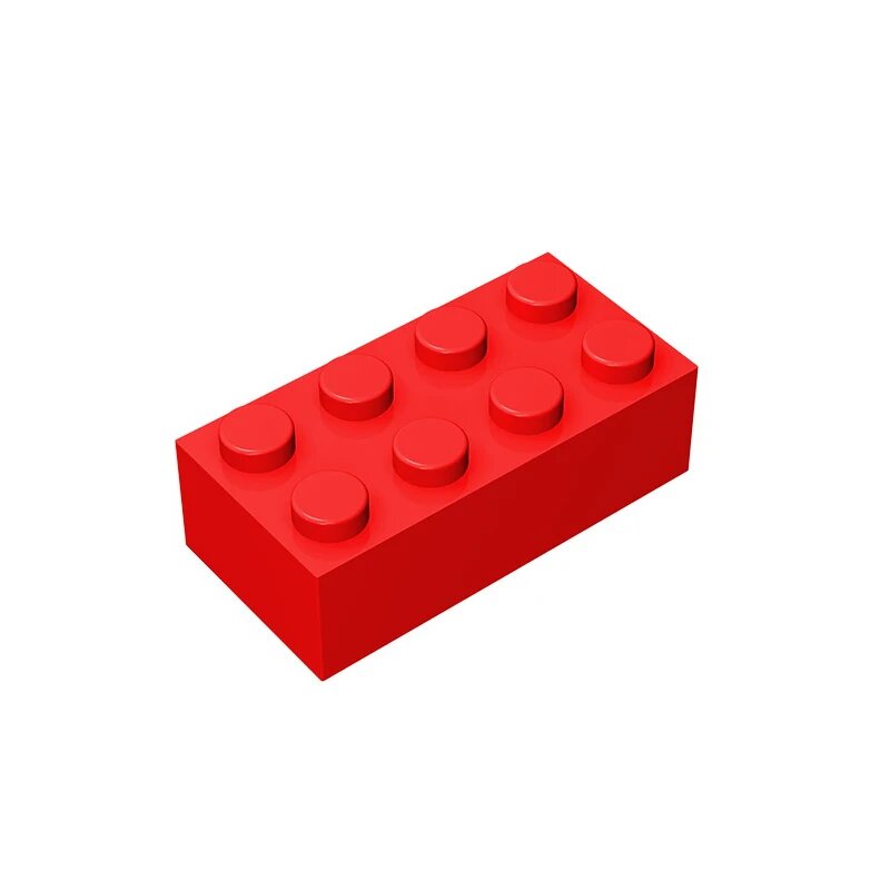 Красный LEGO кирпичик 2x4
