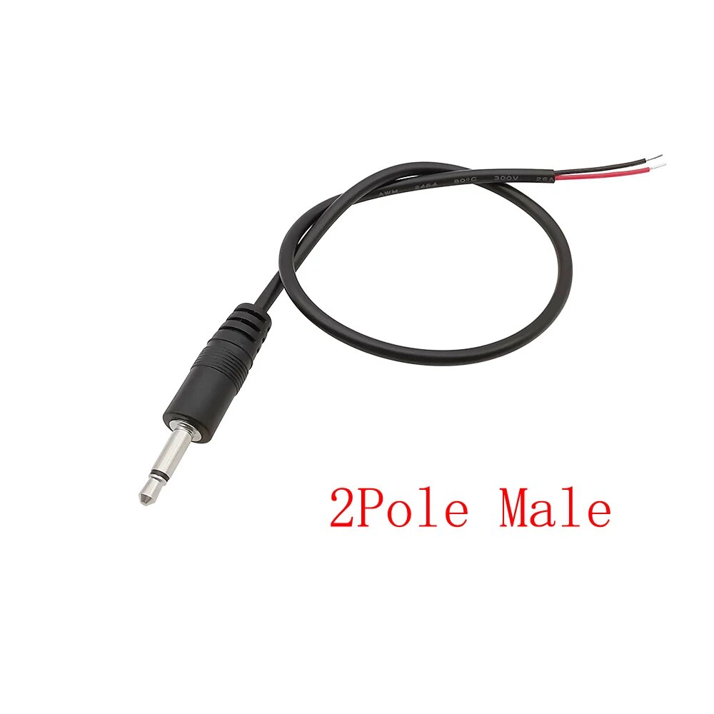 AUX удлинитель LOCHEUK 3.5 мм 30 см 1Pcs, 2Pole Male