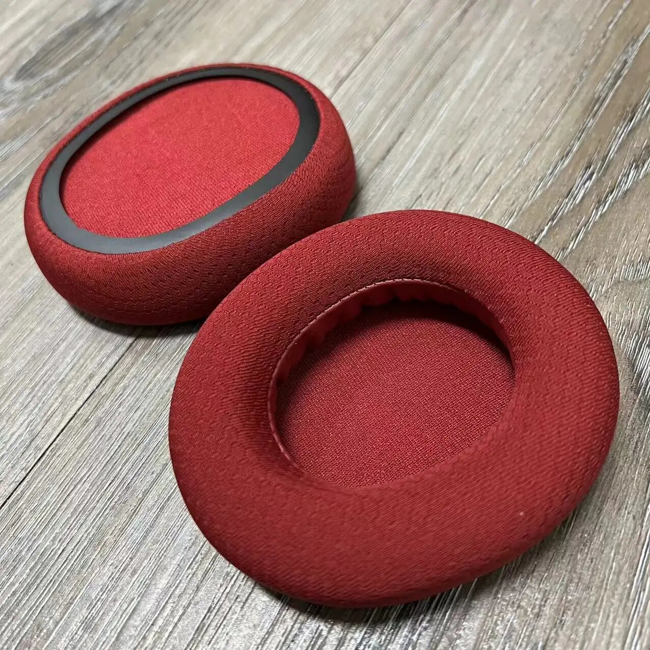 Кожаные амбушюры для SteelSeries Arctis Nova Pro Wired, Nova 7, Nova 3, Nova 5, Nova 1 Red