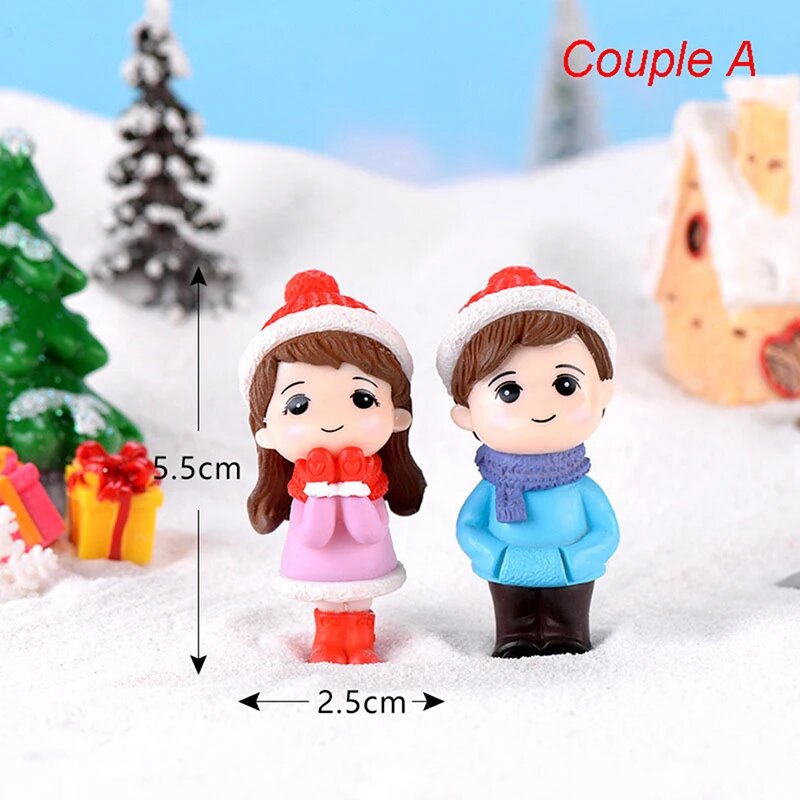 Мини фигурки пары влюбленных Couple A, красный, CA1