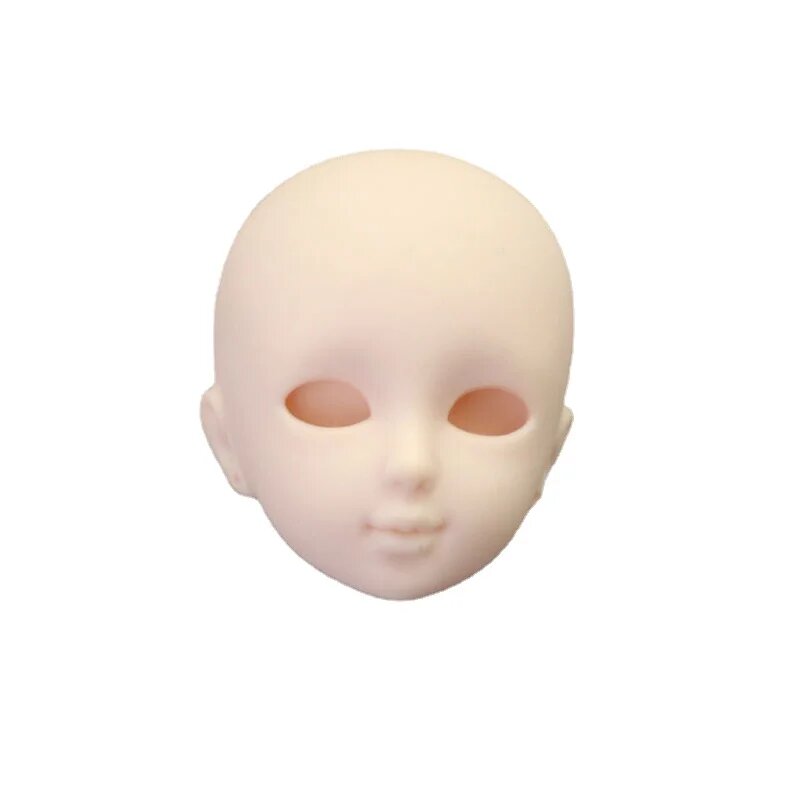 Пластиковая голова для кукол BJD 1/6 без волос D