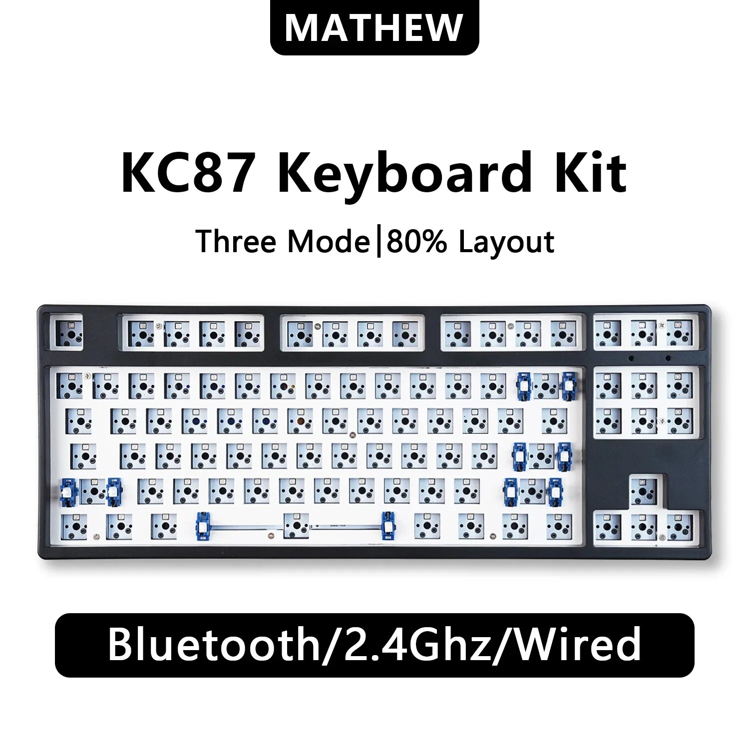 MATHEW KC87 механическая RGB клавиатура 87 клавиш black