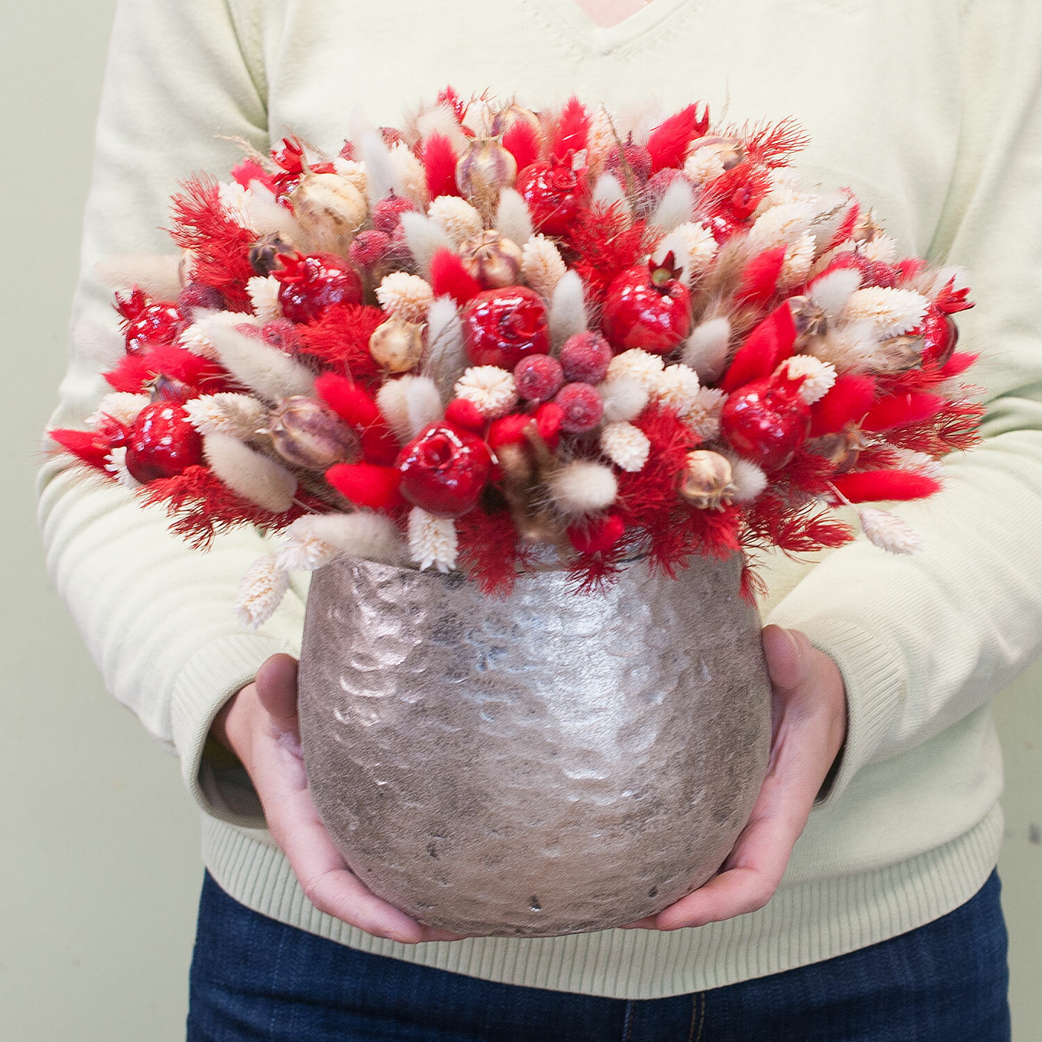 Композиция из сухоцветов "Розуэлл"