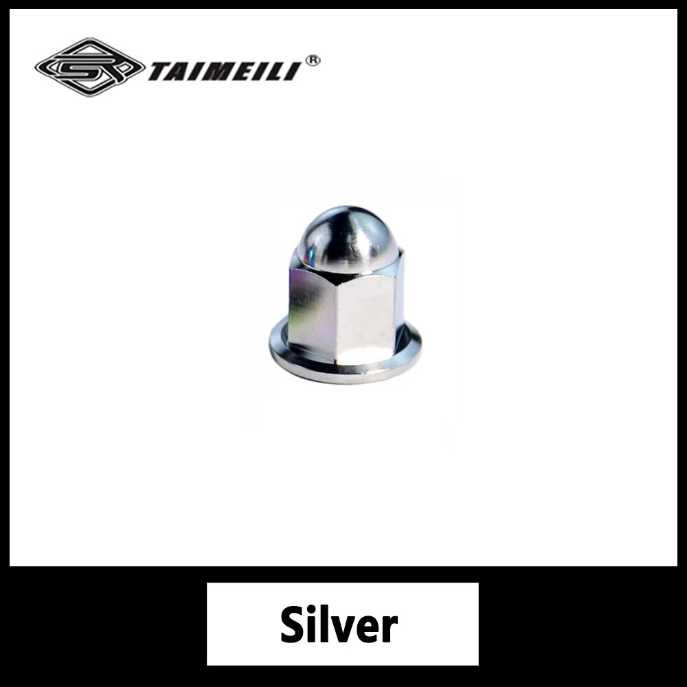 TAIMEILI Фланцевая гайка M8x1.25, серебристая