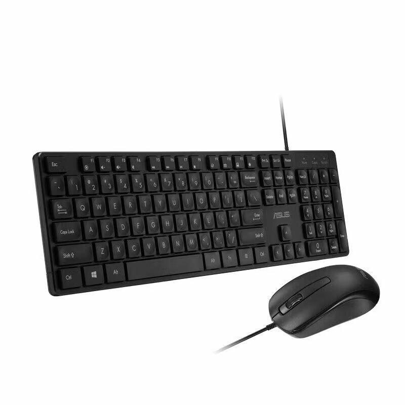 Проводная клавиатура ASUS CU100, черная, мембранная Офис, дом