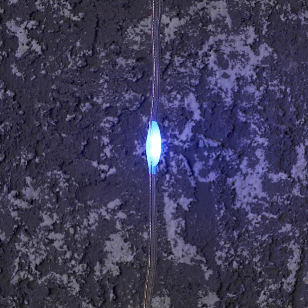 Светодиодная гирлянда Feron CL28 занавес Водопад 3*3м + 3м 230V Мультиколор с контроллером, c питанием от сети, белый шнур (48605)