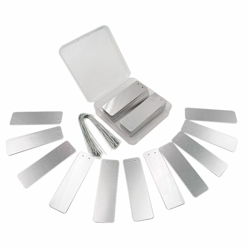 Алюминиевые заводские бирки, двусторонняя запись на металлических этикетках, штамповка дерева для маркировки деревьев